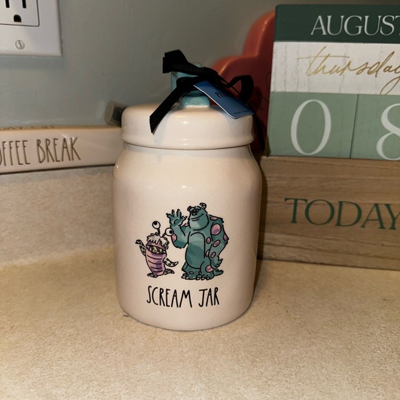 Rae Dunn | Kitchen | Rae Dunn Disney Monster Inc Scream Jar | Poshmark